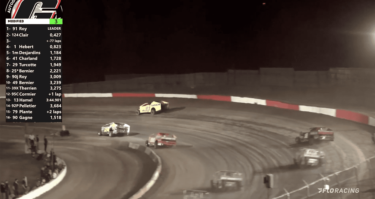 Highlights: Felix Roy wins Modified feature at Autodrome Granby ...