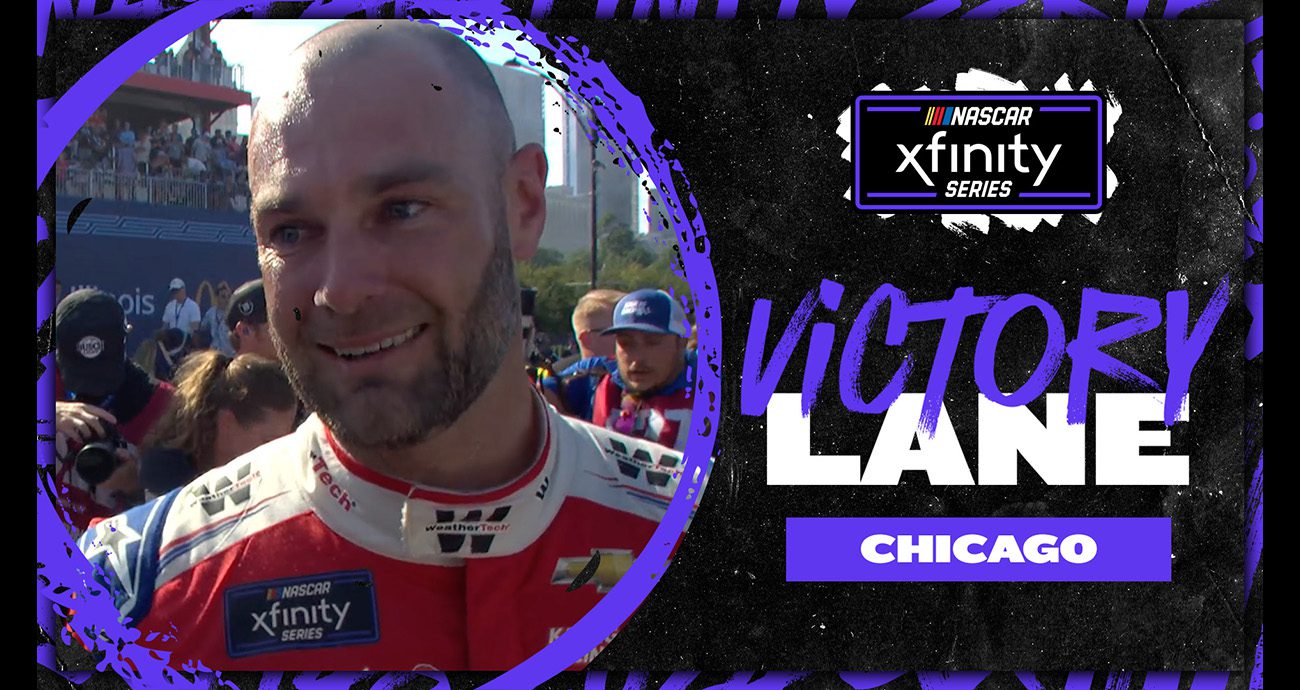 SVG: 'Privilege to race here' after Chicago win - NASCAR