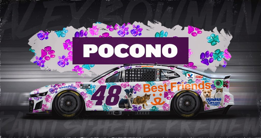 Paint Scheme Preview: 2024 Pocono Raceway - NASCAR
