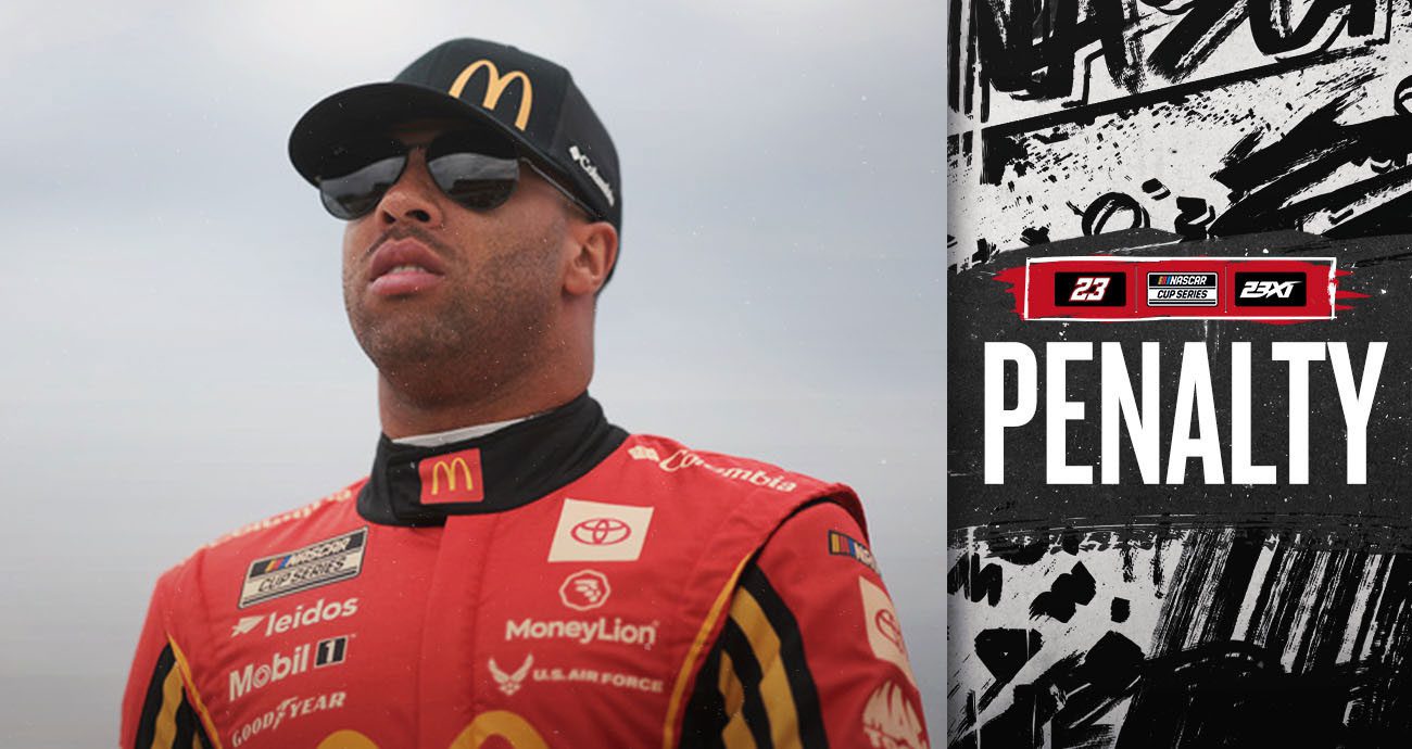Bubba Wallace penalized following Chicago incident | NASCAR
