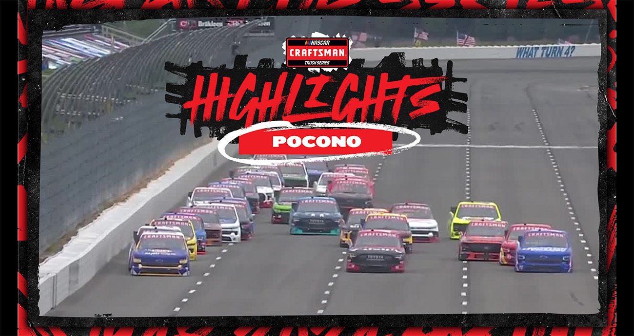Christian Eckes leads Truck Series to green at Pocono | NASCAR Christian Eckes leads Truck Series to green at Pocono | NASCAR