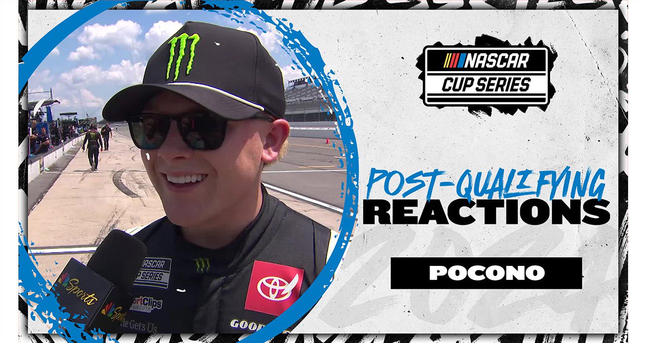 Ty Gibbs lands Cup Series pole at Pocono Raceway - NASCAR