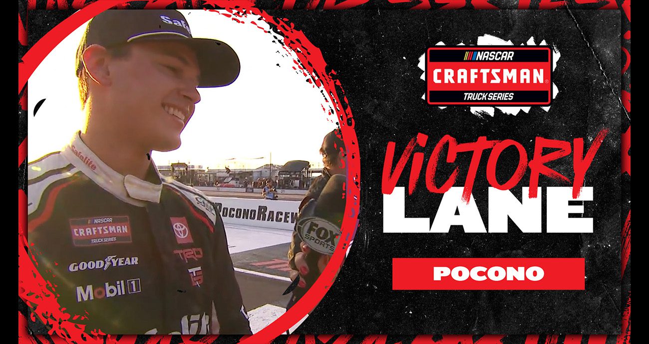 Corey Heim: 'Super proud of these guys' after victory - NASCAR