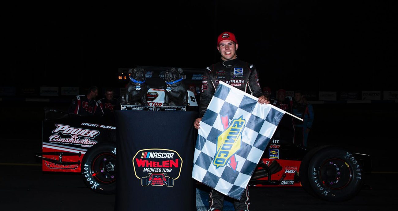 Trevor Catalano's Victory Lane interview at Monadnock Speedway ...