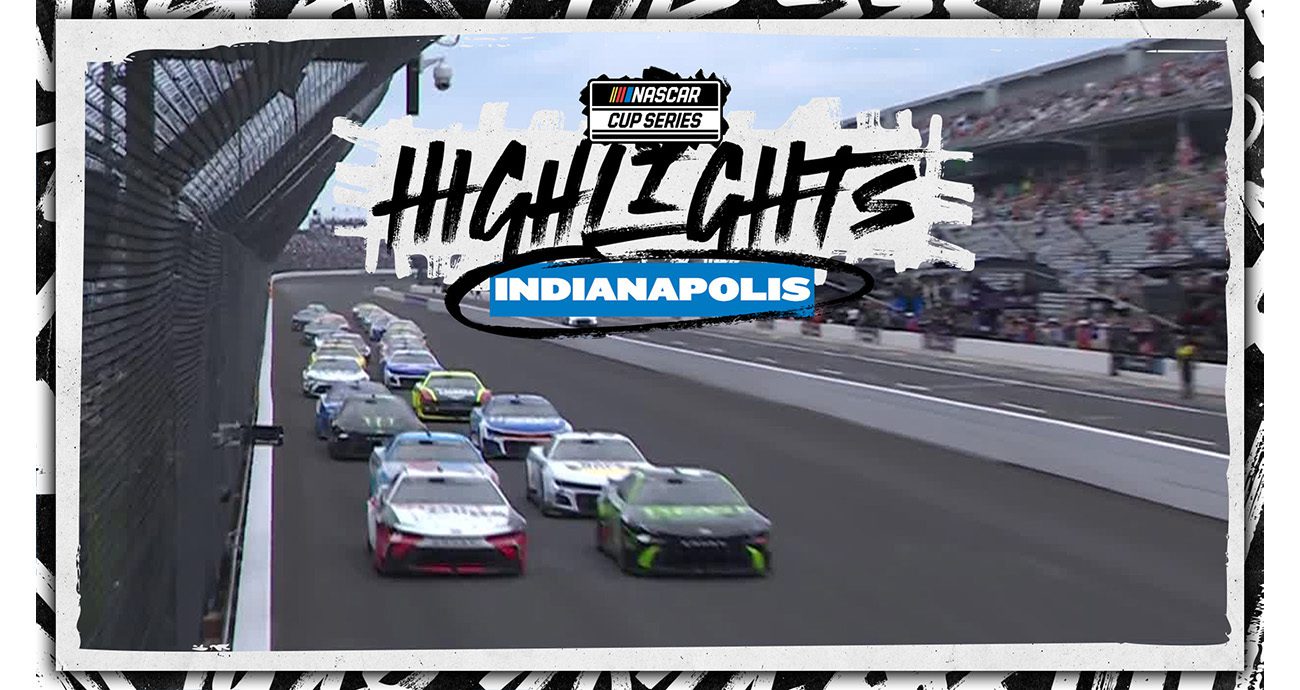 Tyler Reddick leads field to green for Brickyard 400 - NASCAR