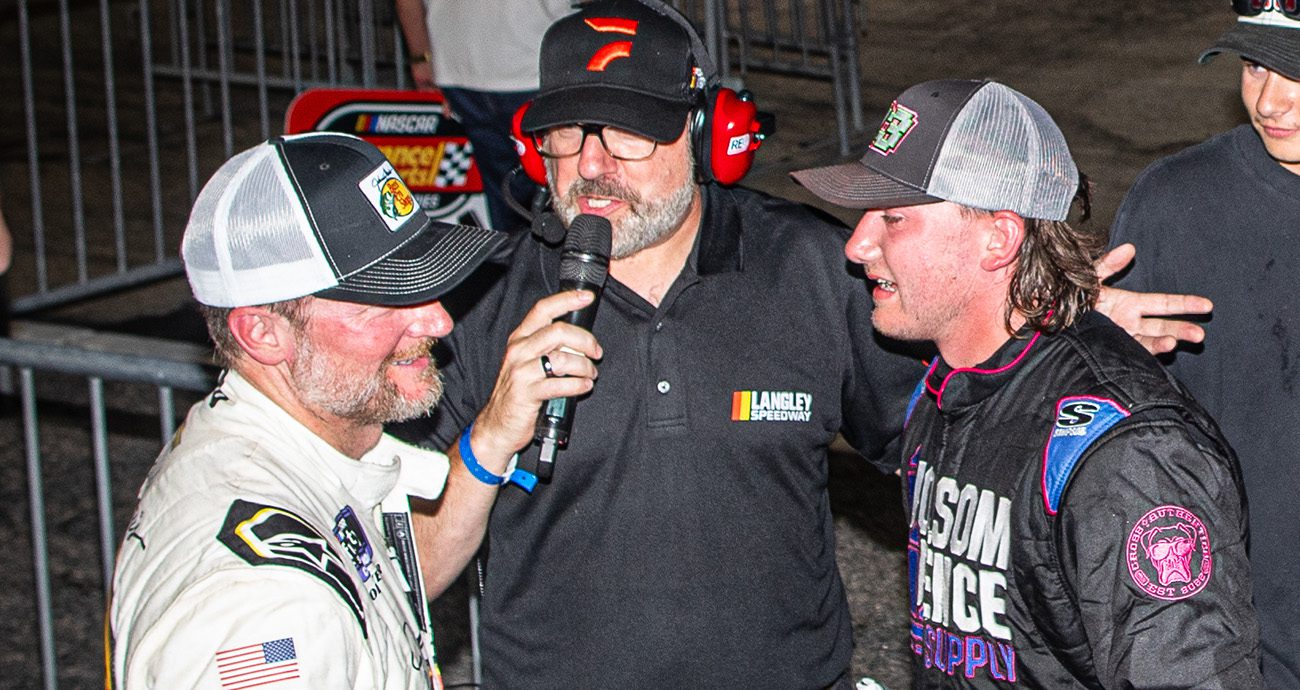 Brenden 'Butterbean' Queen's Victory Lane interview after the Hampton ...