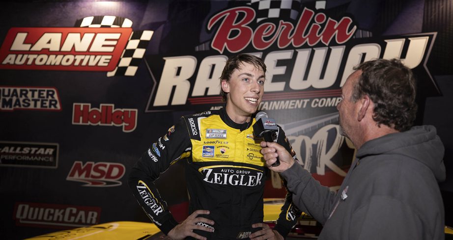 Carson Hocevar holds off Erik Jones and Bubba Pollard to earn his first ...