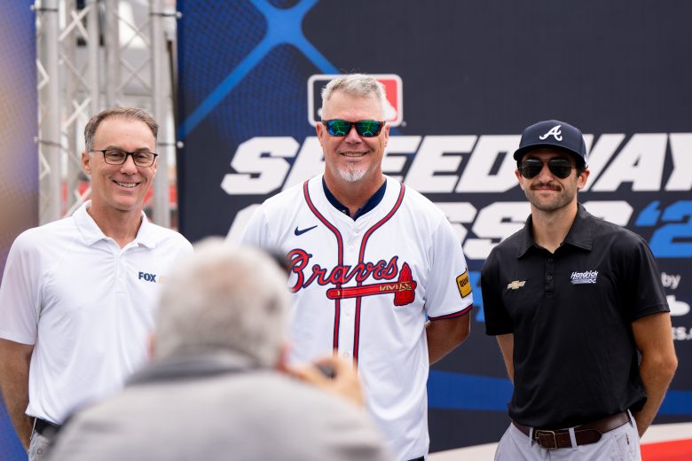 Scenes from MLB announcement at Bristol - NASCAR