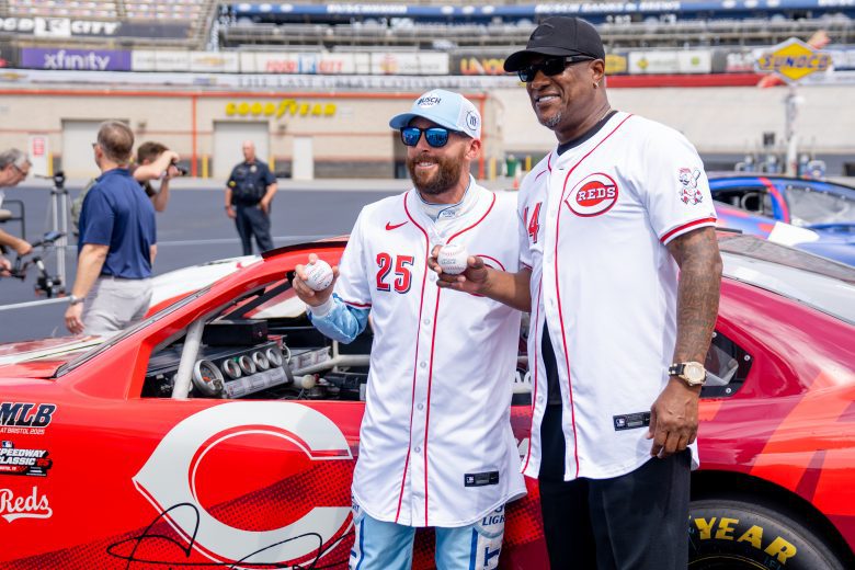 Scenes from MLB announcement at Bristol - NASCAR