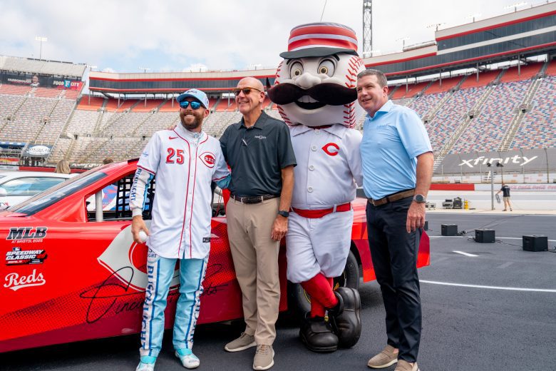 Scenes from MLB announcement at Bristol - NASCAR