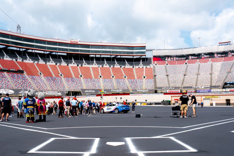 Scenes from MLB announcement at Bristol - NASCAR