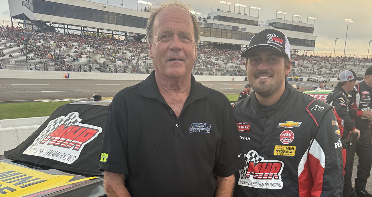 Cool night for Connor Hall with top 10 in truck debut | NASCAR