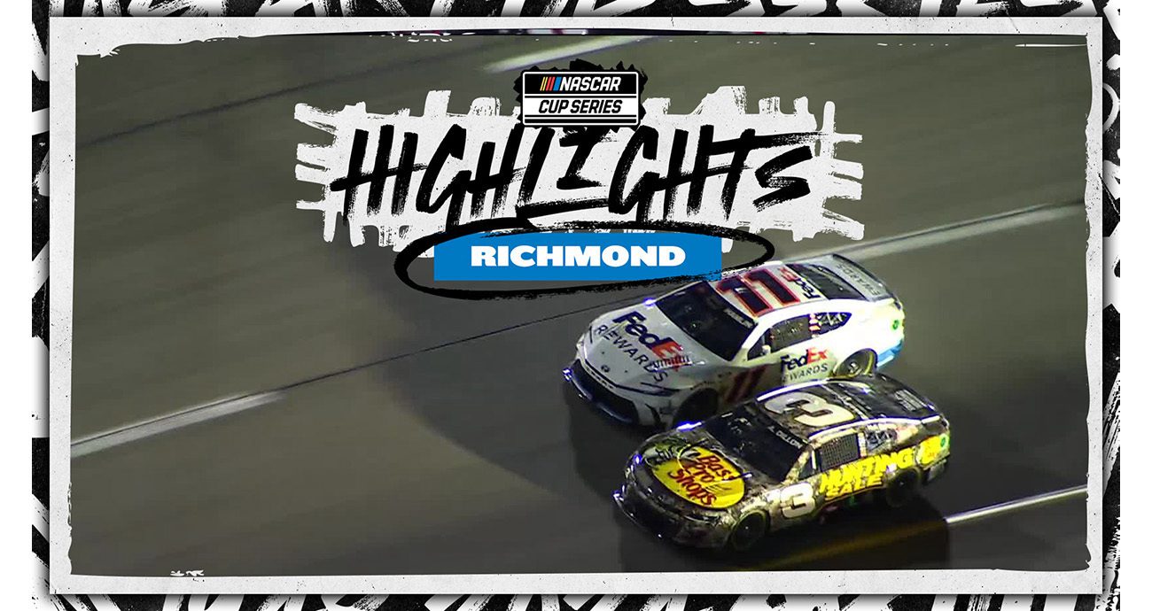 Dillon works over Hamlin for the Richmond race lead - NASCAR