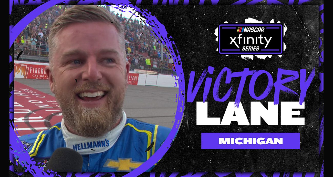 Justin Allgaier: 'Truly special' to win at Michigan - NASCAR