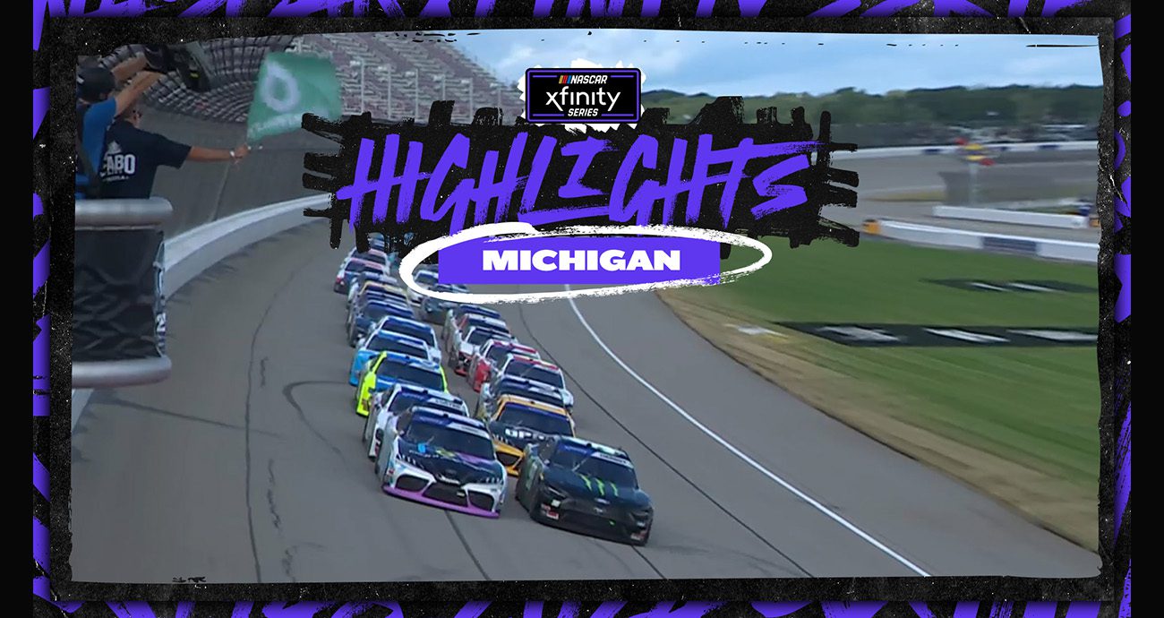 Creed leads field to green for Xfinity Series at Michigan - NASCAR