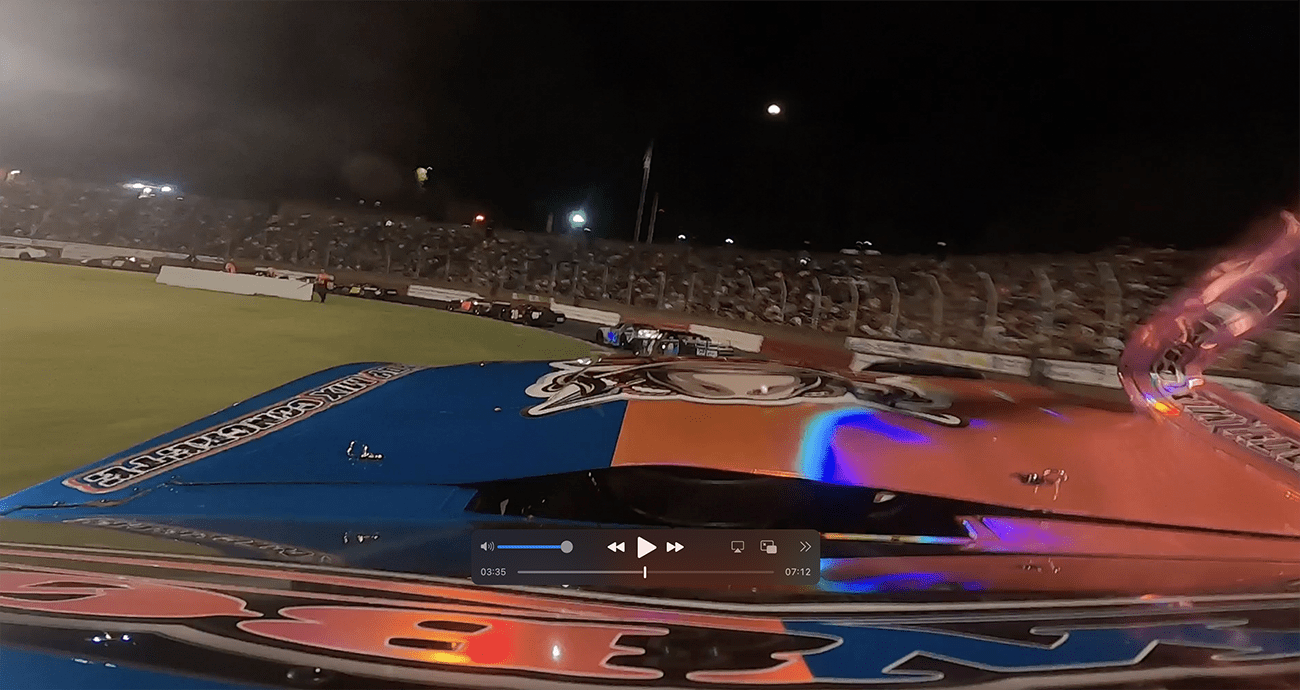 On board: Cody Gum crashes in Street Stock race at Bowman Gray Stadium ...