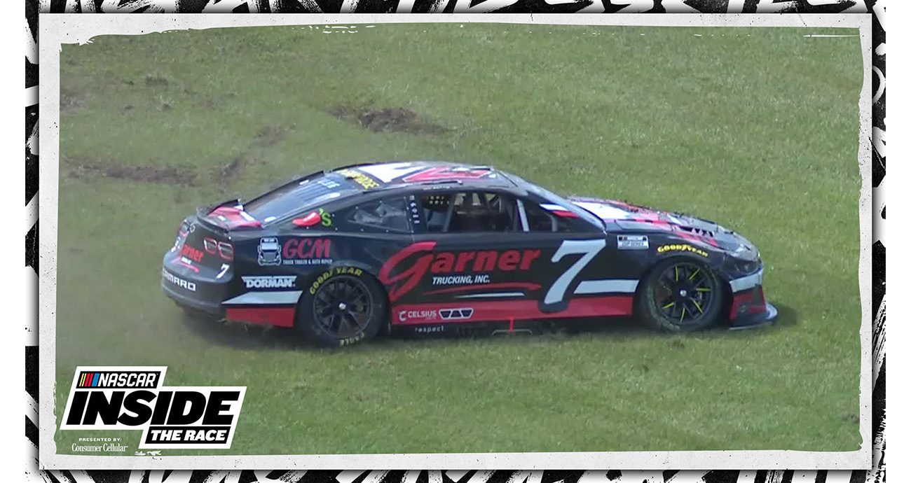 What caused Corey LaJoie's car to flip at Michigan? - NASCAR