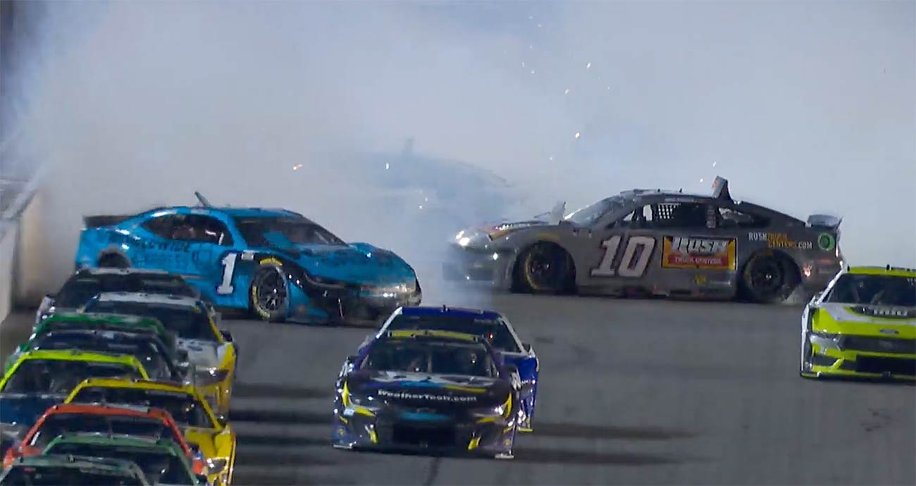 Multicar crash erupts in Stage 2 in Daytona's 400-miler | NASCAR