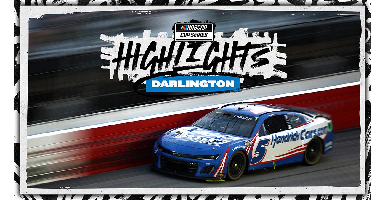 One hand on the broom: Kyle Larson sweeps both Stage 1 and 2 - Official ...