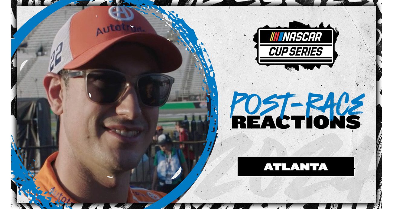 Joey Logano discusses playoff-opening win at Atlanta | NASCAR