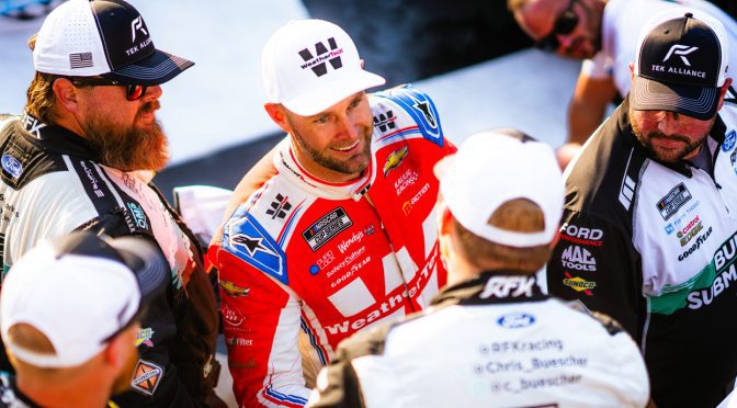 Last-lap madness: Buescher outduels SVG at The Glen | NASCAR