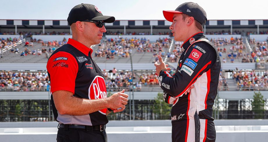 Adam Stevens back at the track after freak leg injury | NASCAR