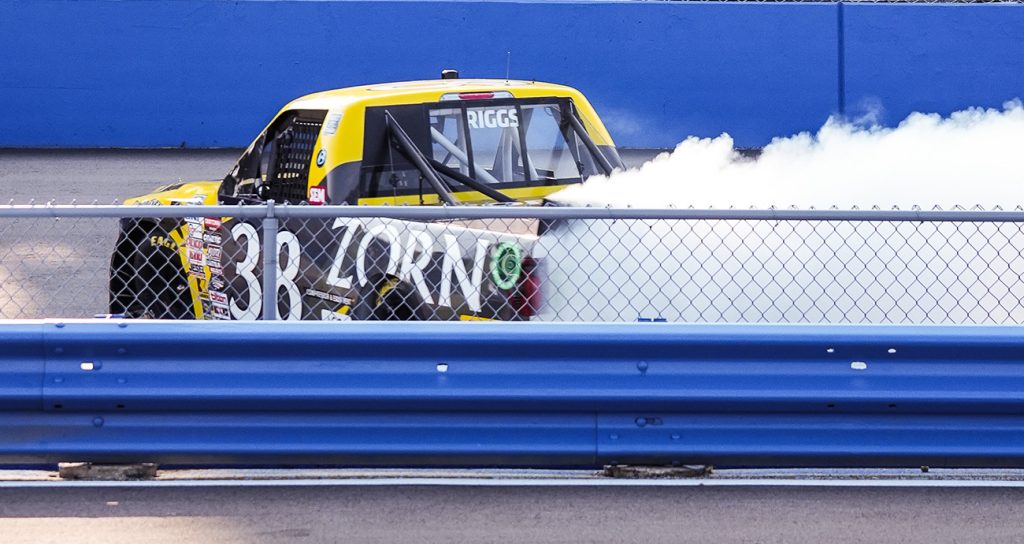 Riggs 'really enjoying' playing spoiler in Truck Series | NASCAR