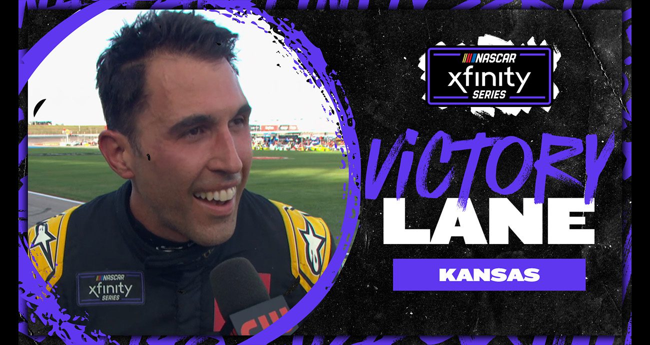 Aric Almirola: 'We're gonna celebrate' win at Kansas - NASCAR