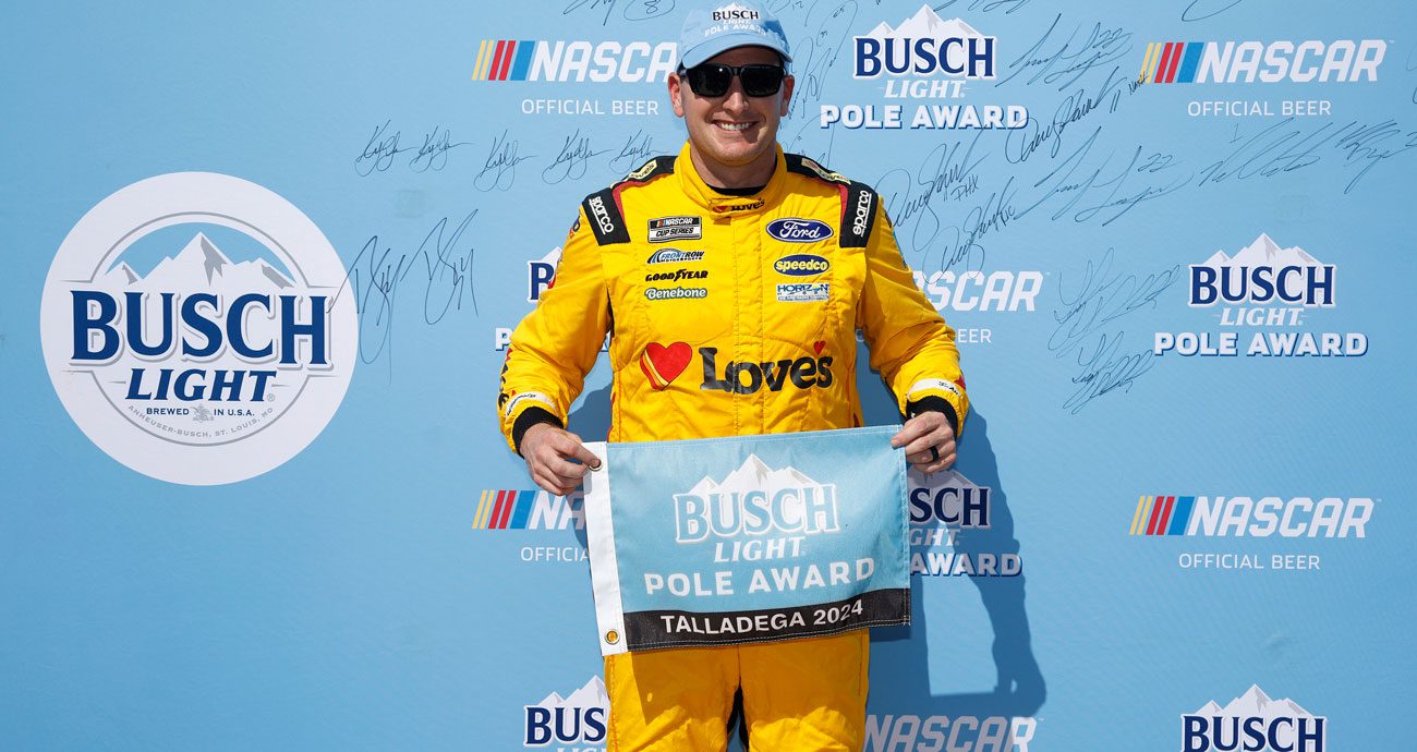 Michael McDowell soars to sixth pole of '24 at Talladega | NASCAR