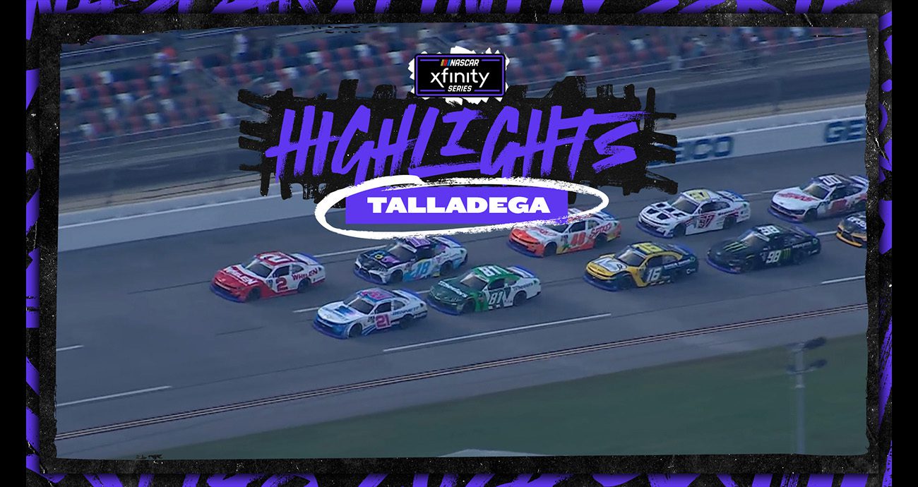 Austin Hill jumps to lead early on Lap 1 at 'Dega - NASCAR