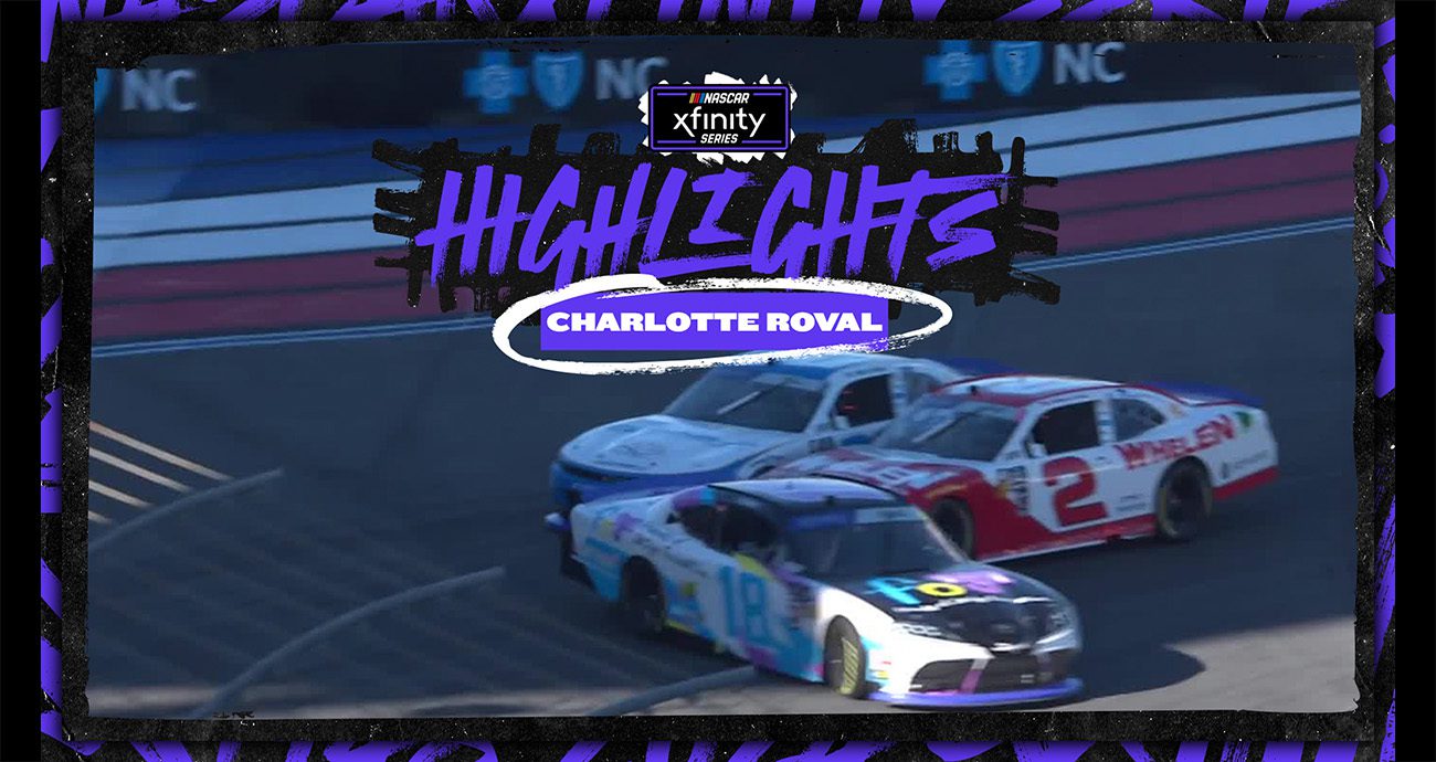 Jesse Love spins Sheldon Creed late in Stage 1 - NASCAR