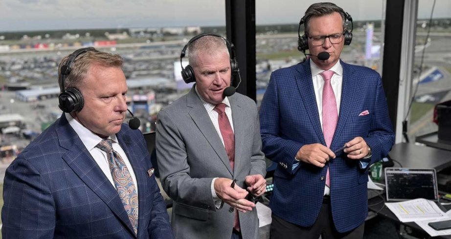 Leigh Diffey brings distinctive voice to NBC Sports booth | NASCAR