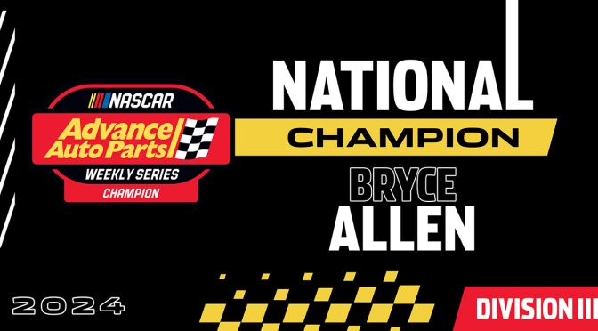 Bryce Allen wins Weekly Series Division III national championship