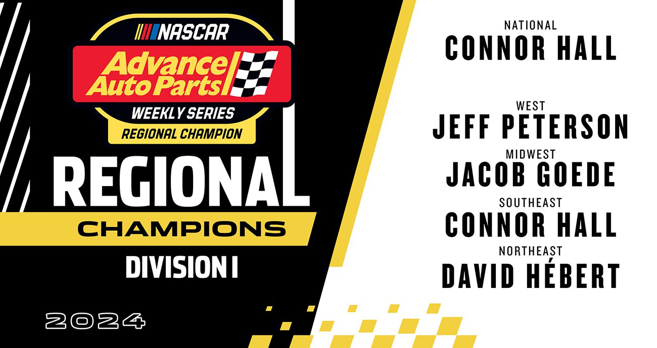 NASCAR Advance Auto Parts Weekly Series regional champions for 2024 ...