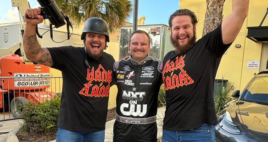 'Stone Cole' Custer gets in the ring at WWE NXT show | NASCAR