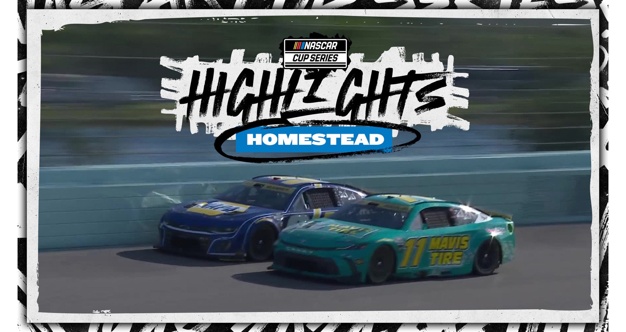 Denny Hamlin passes Elliott for the lead in Stage 2 - NASCAR