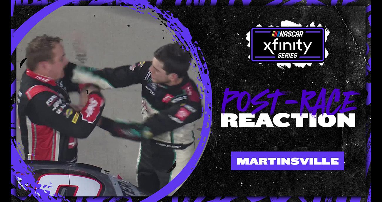 Cole Custer, Chandler Smith have altercation on pit road - NASCAR