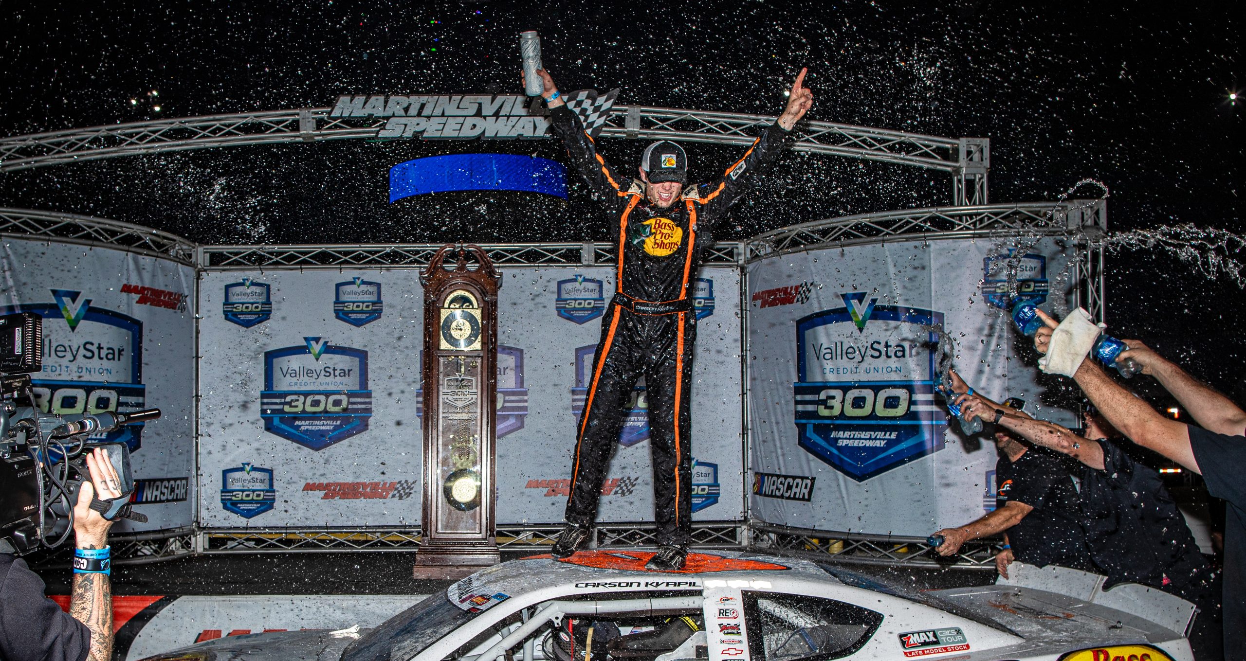 Flawless debut: Connor Hall pilots the No. 8 to a Fall Brawl victory in ...