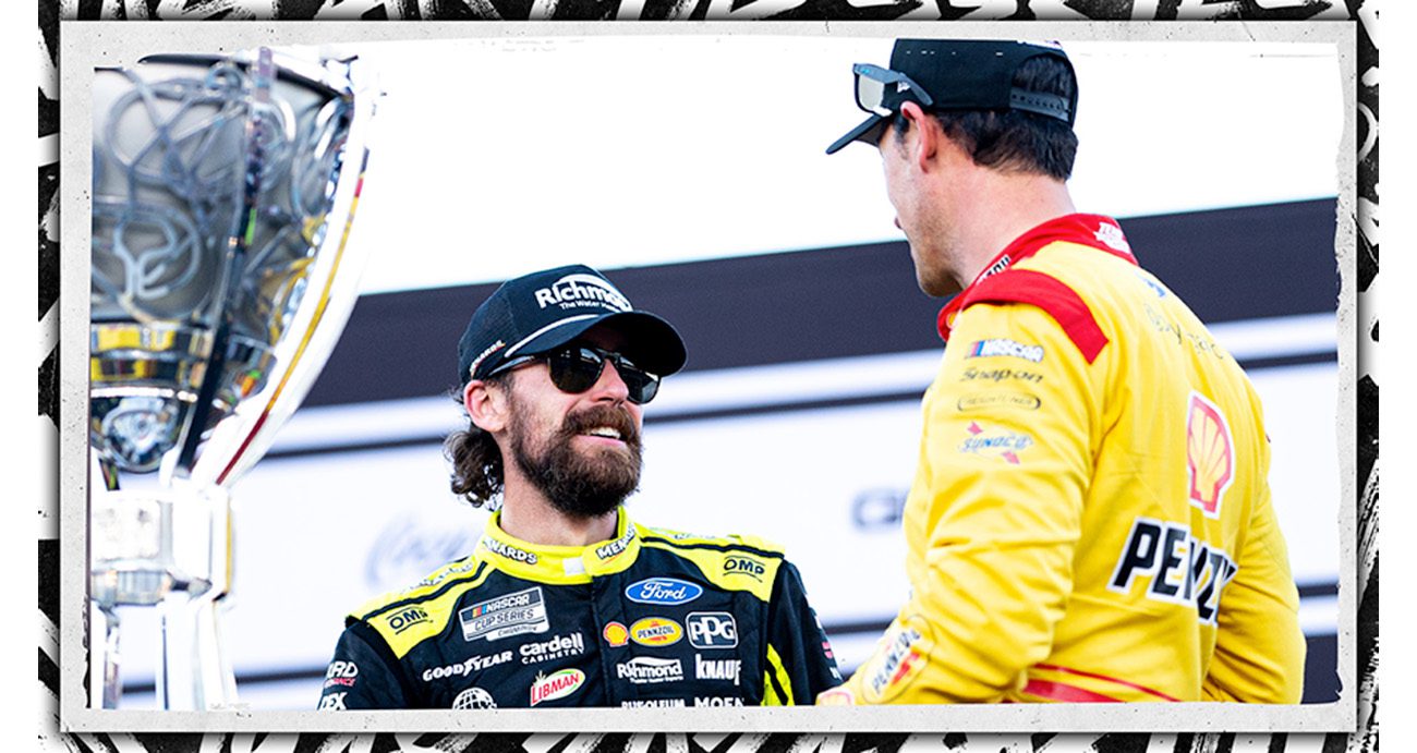 Logano and Blaney discuss the final laps at Phoenix | NASCAR