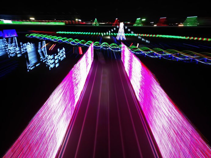 Holiday lights on display at tracks in 2024 | NASCAR