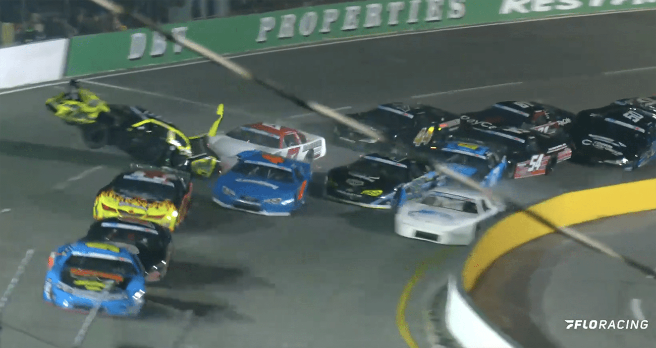 Casey Roderick walks away from vicious crash during Snowflake 100 at ...