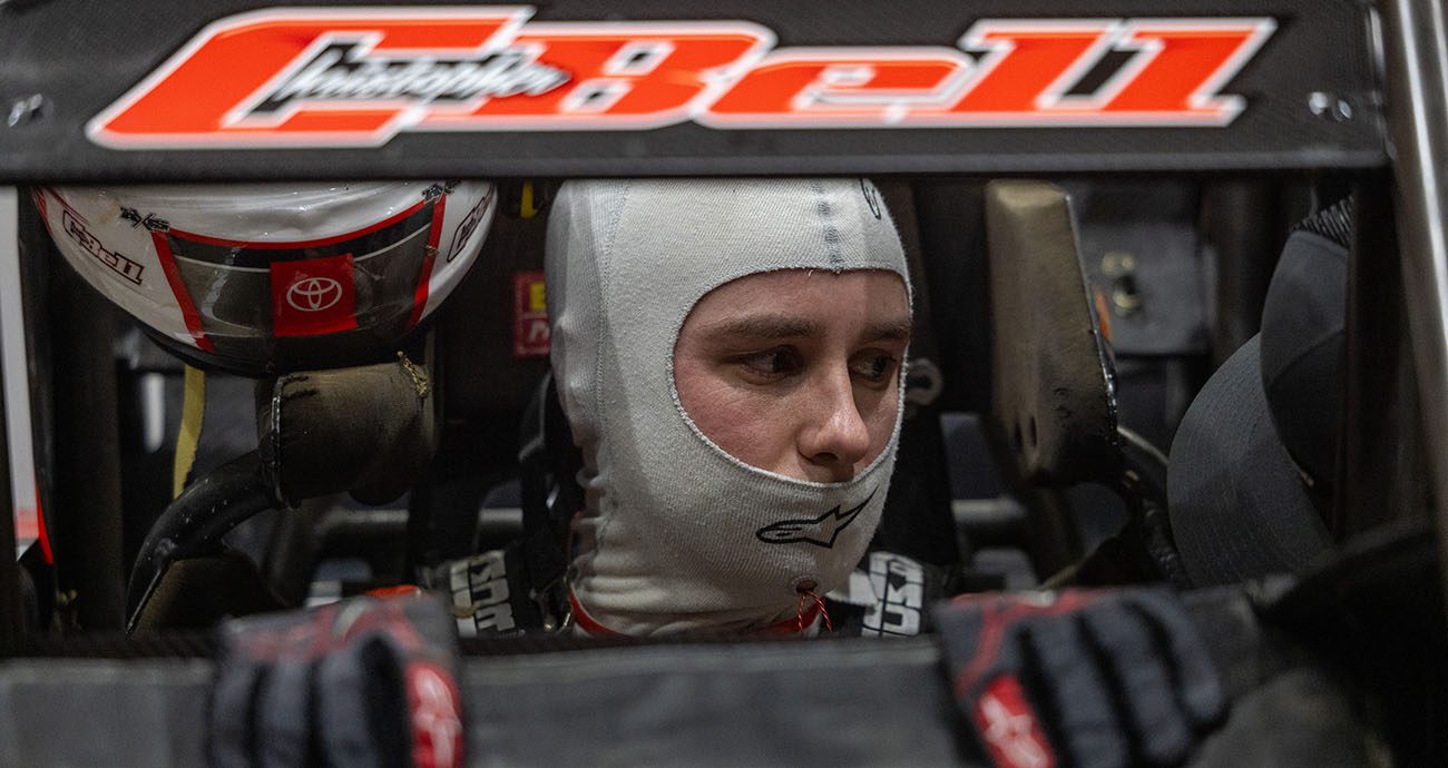 Christopher Bell can't stop smiling amid his return to the Chili Bowl