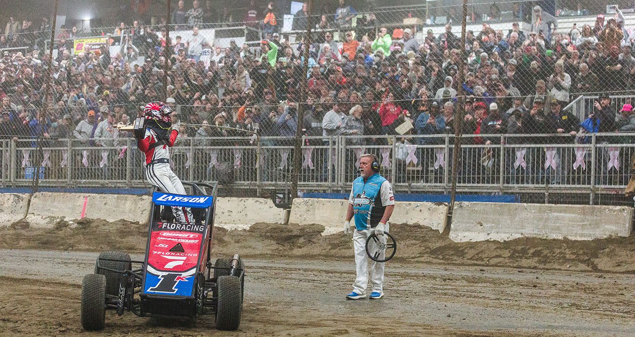 How Kyle Larson won his third Chili Bowl