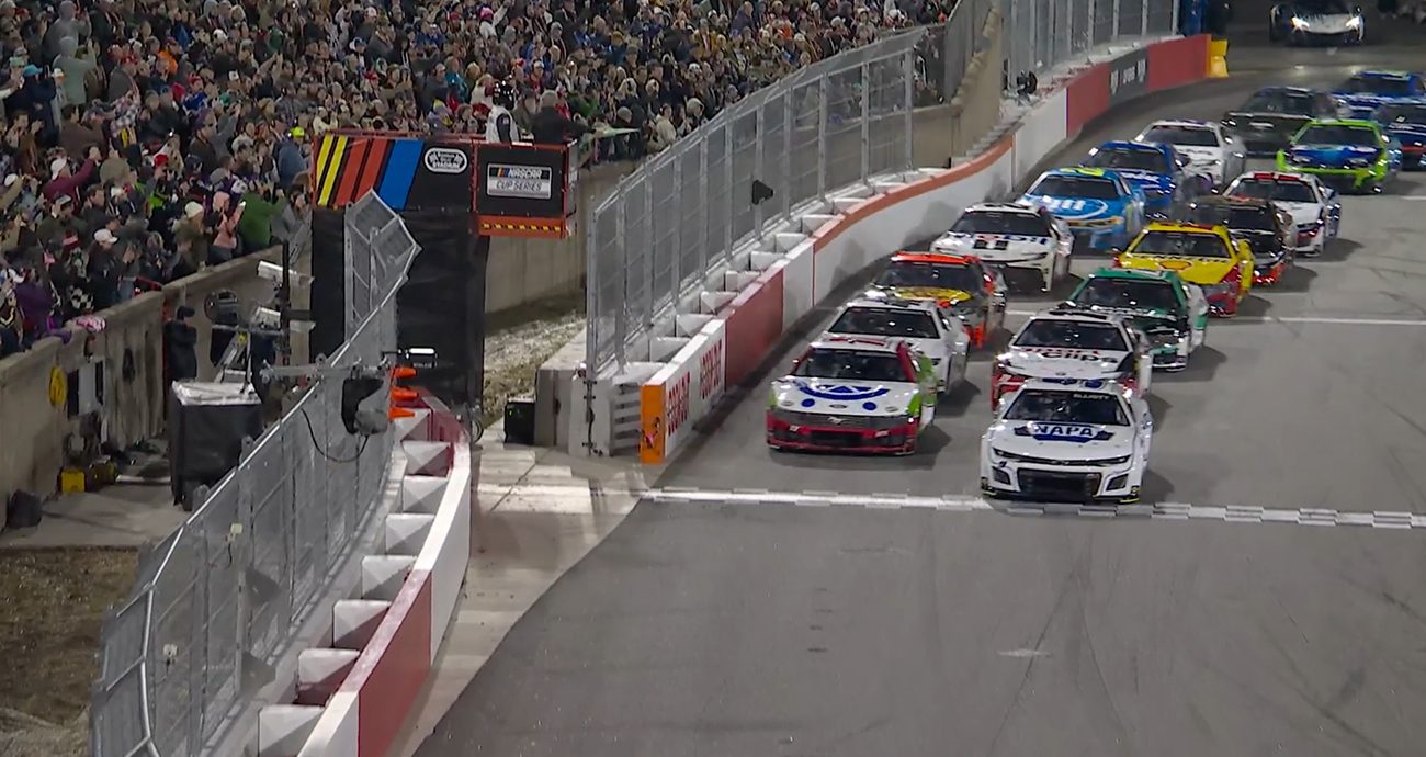 Green flag is out, Cook Out Clash underway - NASCAR