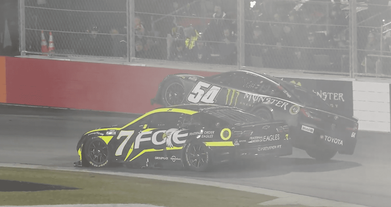 Ty Gibbs gets retaliation on Justin Haley before exit | NASCAR