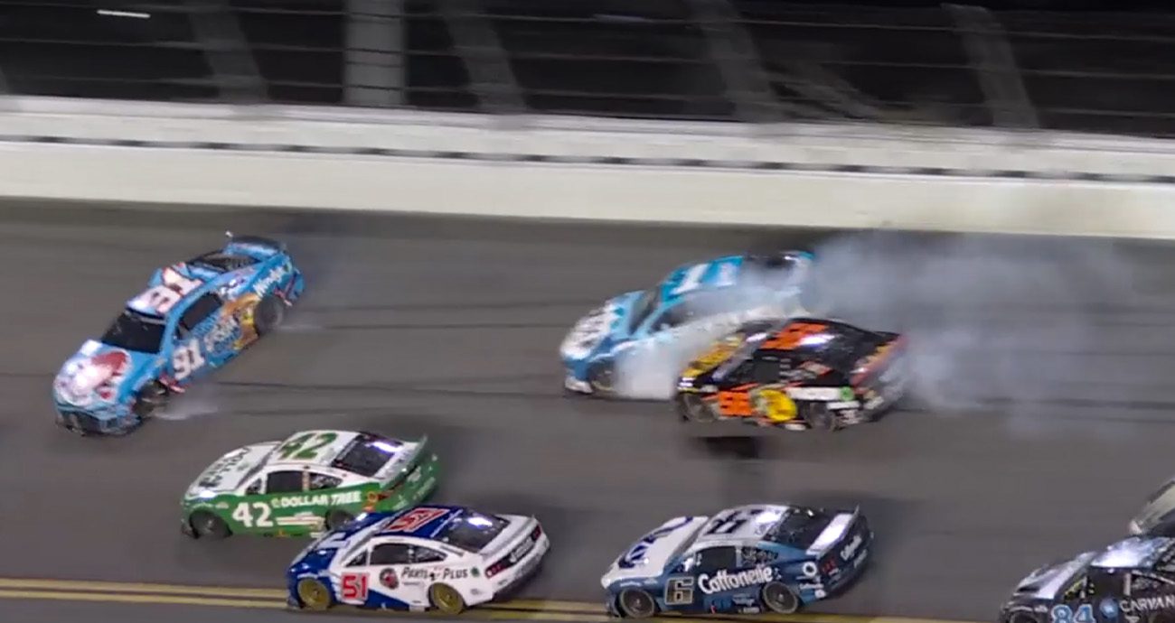 Joey Logano triggers a multicar crash as Stage 2 gets underway - NASCAR