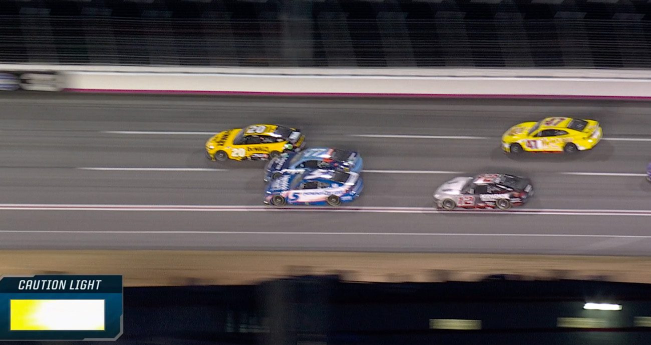 Christopher Bell wins as caution flies on final lap - NASCAR