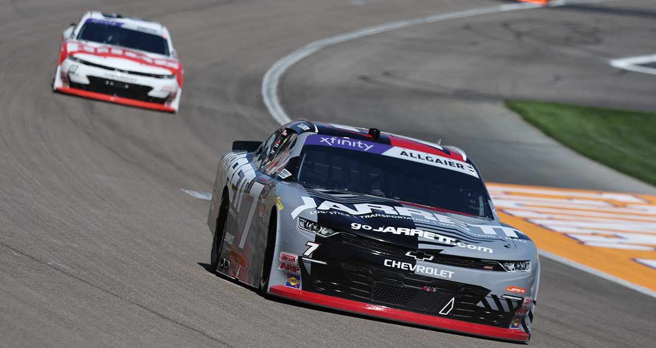 Allgaier leaves Almirola in the dust, wins at Las Vegas | NASCAR