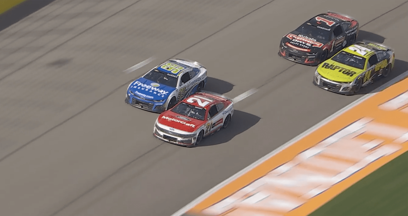 Josh Berry and Daniel Suárez battle for Las Vegas lead - NASCAR