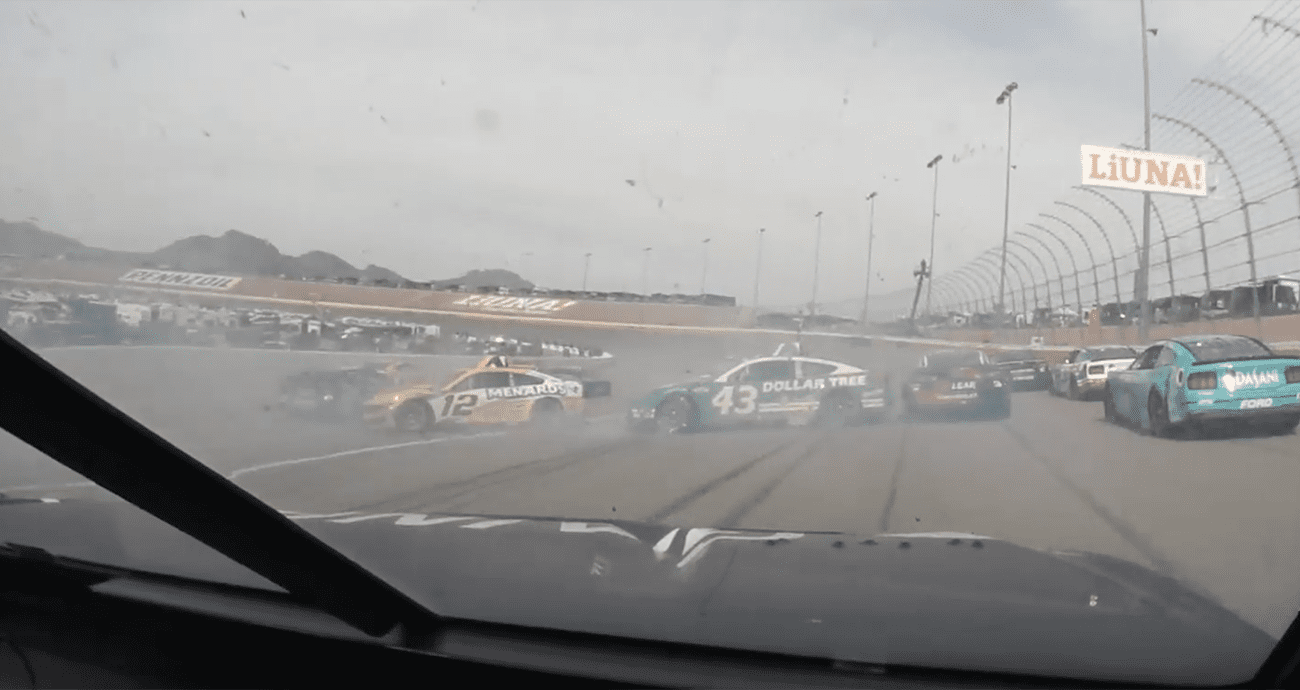 In-car camera: McDowell's view of Lap 195 wreck | NASCAR